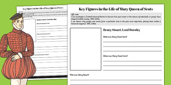 Mary Queen of Scots Activities - Learning Materials - Twinkl