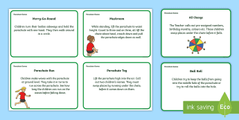 Pe Activity Cards • Twinkl.com.au
