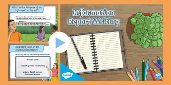 Report Writing Presentations | twinkl.com.au