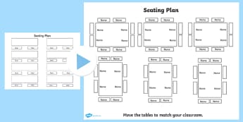 Seating Plan Templates - Student Seating Chart Maker