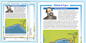 Australian Early Explorers - Year 3-4 History Resources