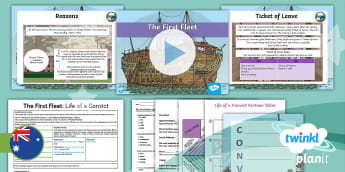 Year 4 HASS Unit | The First Fleet - Primary Resources