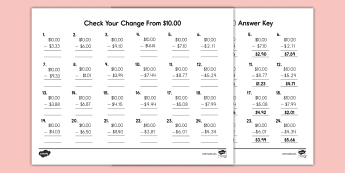 Money Worksheets | twinkl.com