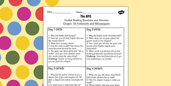 The BFG - Roald Dahl Primary Resources- The BFG Activities