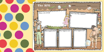 The BFG - Roald Dahl Primary Resources- The BFG Activities