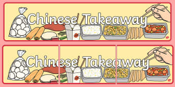 Chinese Takeaway Role Play - Primary Resources KS1 - Twinkl