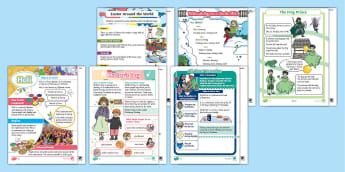 KS1 Reading Comprehension Worksheets - Printable - Literacy