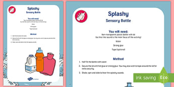 Phase 1 Activities Sensory Bottles Early Years (EYFS) - Letters an