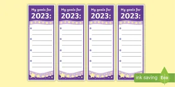 New Year Goals | twinkl.co.uk