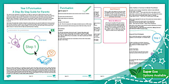 Punctuation Ages 9 - 10 (Year 5) Activities and Worksheets