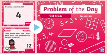 Math Problems of the Day | twinkl.com