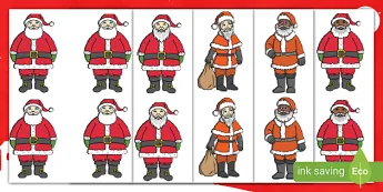 Father Christmas Artworks | twinkl.co.uk