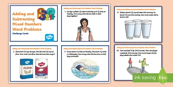 Mixed Numbers Worksheets | twinkl.com