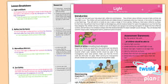 Light - Year 3 Science Resources - Twinkl