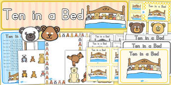 Number Rhymes Ten in a Bed Early Years (EYFS) - Early Years (EYFS),