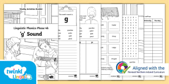 'g/gh' sound Phase 4b - Stage 5/6 Phonics - Linguistic Phonics - Resources
