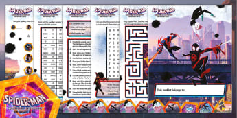 Spider-Man™ Worksheets | Spider-Man: Across the Spider-Verse