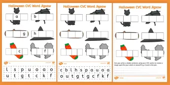 Halloween CVC Words | twinkl.com.au