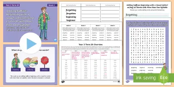 Spelling Year 3 • Twinkl.ca