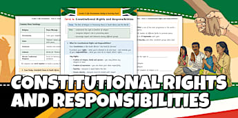 Constitutional rights and responsibilities - Grade 9 - SA