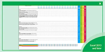 Mathematics Assessment Spreadsheet • Twinkl.com.au