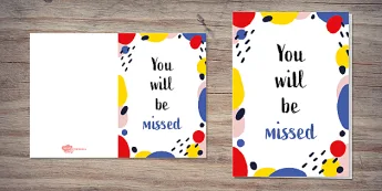 Farewell Cards | twinkl.co.uk