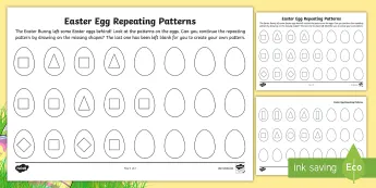 Easter Repeating Patterns | twinkl.com.au
