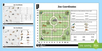 Coordinates Worksheets | twinkl.co.uk
