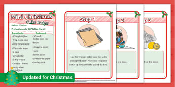 Christmas Recipes - EYFS - Twinkl Resources - Twinkl