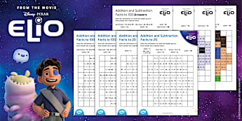 Disney Pixar Elio Maths Activities and Worksheets | Twinkl