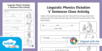Dictation Activities | twinkl.co.uk