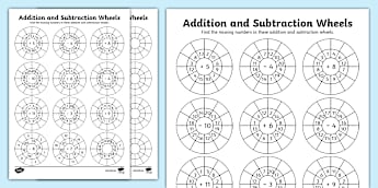Mixed Subtraction and Addition Worksheets and Resources