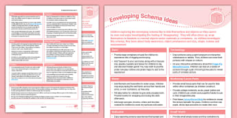 Schema Planning (Ages 3-5) | Schemas | EYFS Planning | EYFS