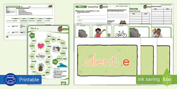 Silent e Term 3 - Phonics Grade 3 Term 3 - English - South Africa - Twinkl