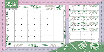 Classroom Calendar Display Resources | Primary - Twinkl
