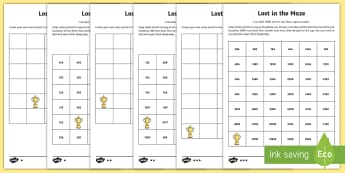Year 4 Find 1000 More or Less Than a Given Number - KS2