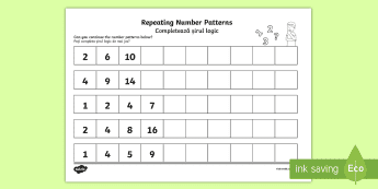 Repeating Patterns Worksheets | twinkl.co.uk