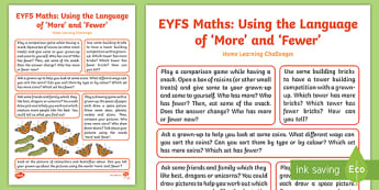 More than, fewer than and equal groups | Foundation Planning