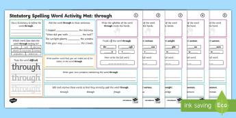 Year 3 Spelling Words | twinkl.co.uk