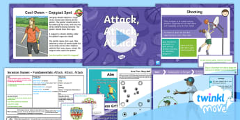Invasion Games PE Lessons - Year 3 - Scheme of Work - Twinkl