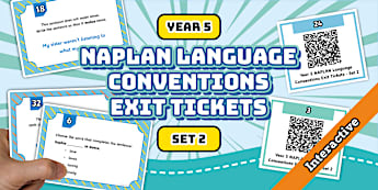 Language Conventions Resources -Year 5 NAPLAN Preparation