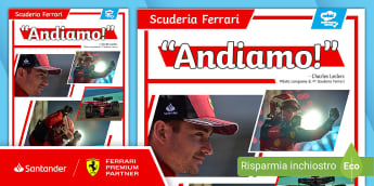 Materiale STEM creato assieme a Santander & Scuderia Ferrari