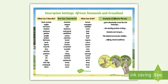 Descriptive Setting Word Mats | twinkl.co.uk
