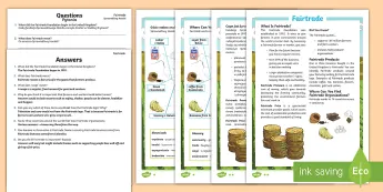 Fairtrade Reading Passages | twinkl.com.au