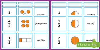 Matching Fractions Games | twinkl.com.au