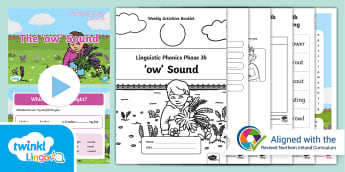 'ow' sound Phase 3b - Stage 5/6 Phonics - Linguistic Phonics - Resources