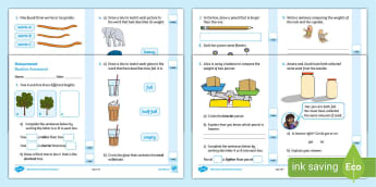 Maths Year 1 Primary Resources - Assessment Tests Maths Primary R