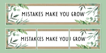 Growth Mindset Display Banners | twinkl.co.uk