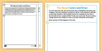 Beach Worksheets | twinkl.com