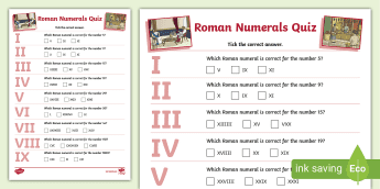 Roman Numerals Resources | twinkl.co.uk